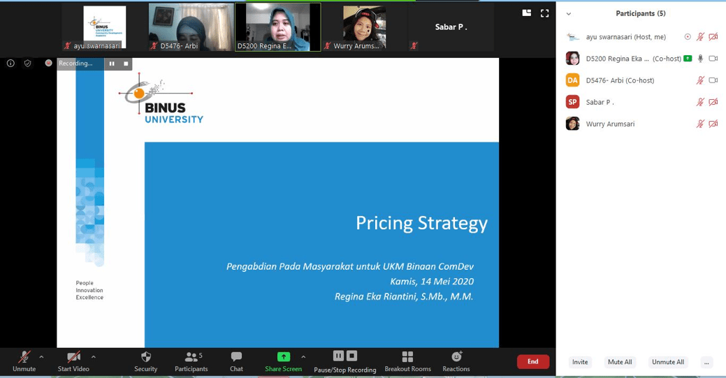 BBS – 14 Mei 2020 – Community Empowerment