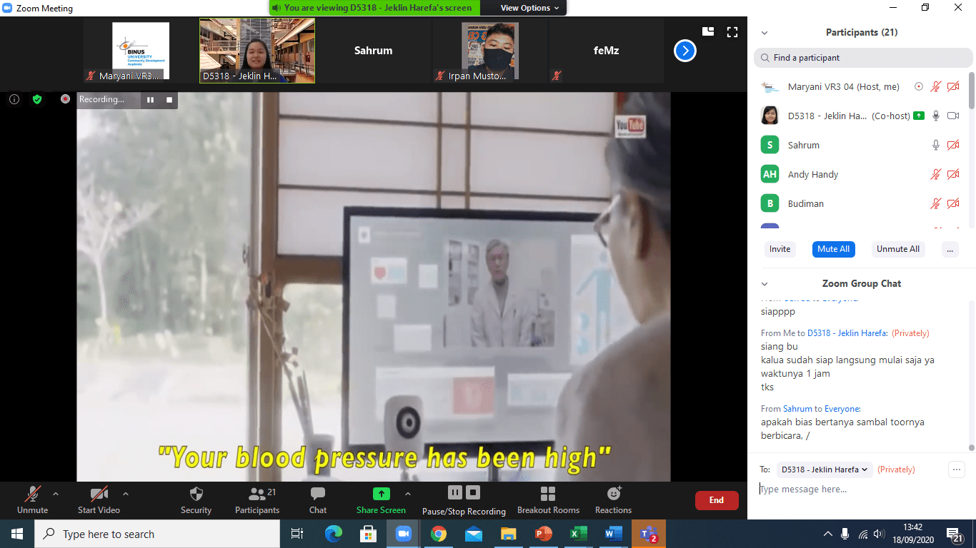 Pelatihan SOCS-TI – 18 September 2020 – Community Empowerment