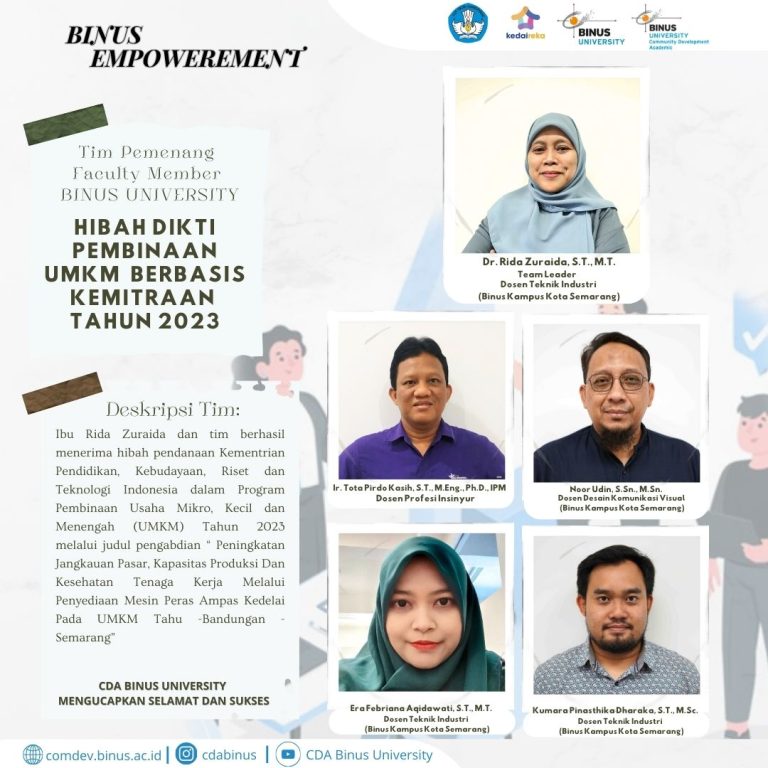 Pencapaian FM Binus University Berhasil Mendapatkan Dana HIBAH DIKTI ... Pencapaian FM Binus University Berhasil Mendapatkan Dana HIBAH DIKTI ...